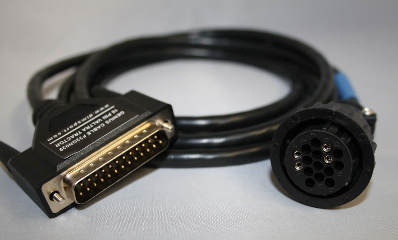 DimSport tractor Valtra programming cable 16 pin, F32GN029, 144300K229 ...